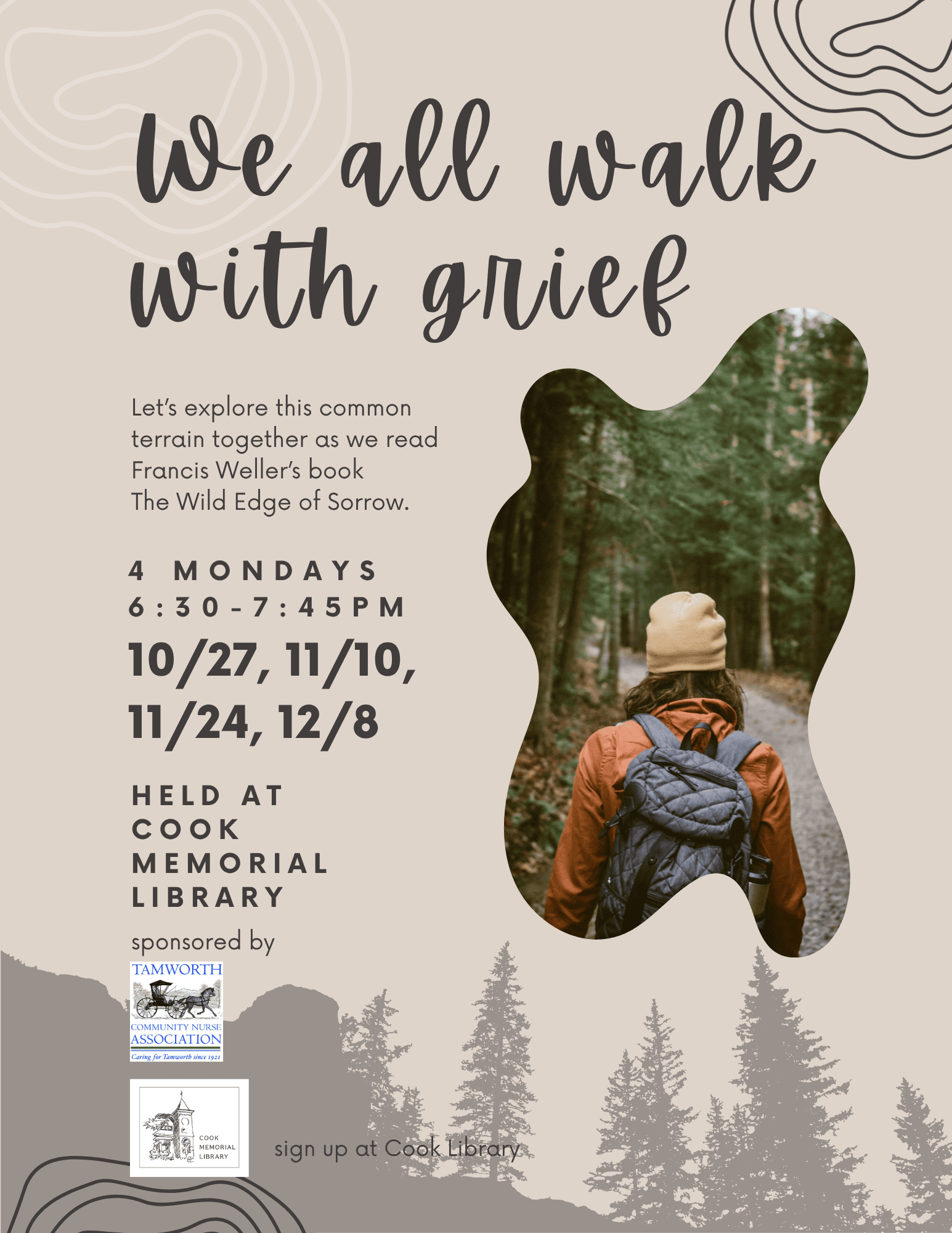 Walking with Grief reading and discussion group | Cook Memorial Tamworth